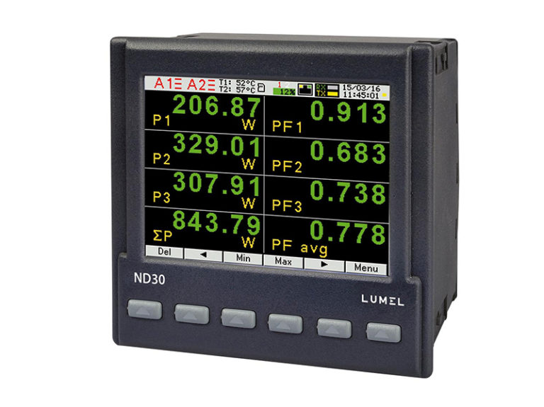 Analizadores de red - Paneles digitales y analizadores de red