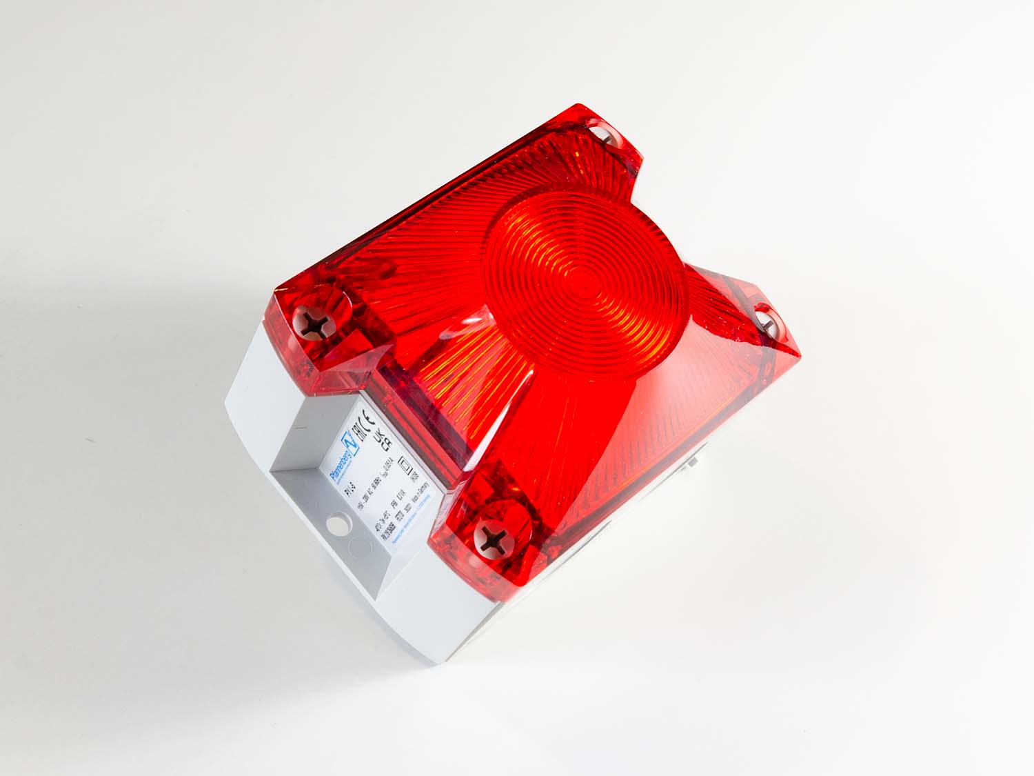Baliza De Señalización Industrial LED Blanco / Rojo 90-265VAC - Paneles digitales y analizadores ...